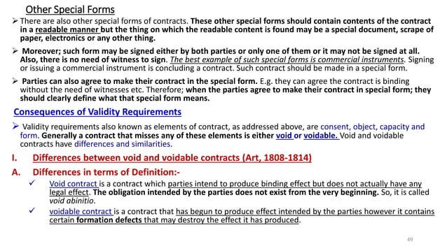 Contract short note.pptx contract law part one | PPT