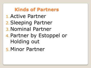 Contracts of Partnership | PPT