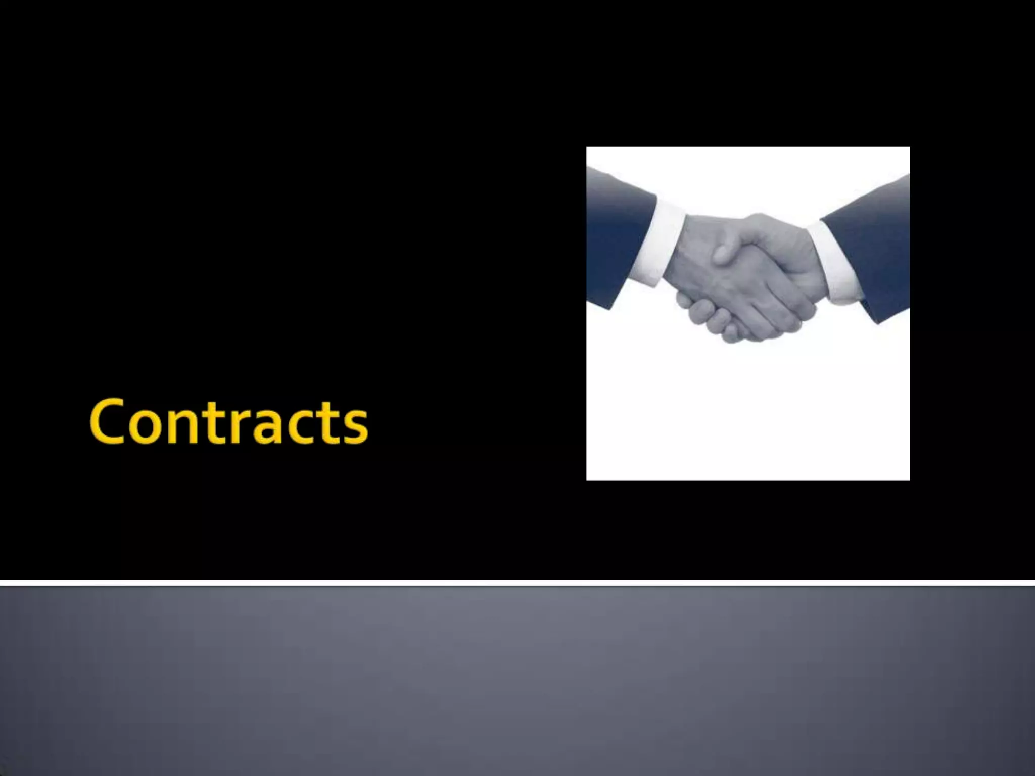 Contracts PowerPoint Presentation | PPTX