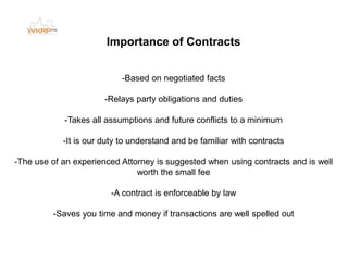 Contracts presentation | PPTX