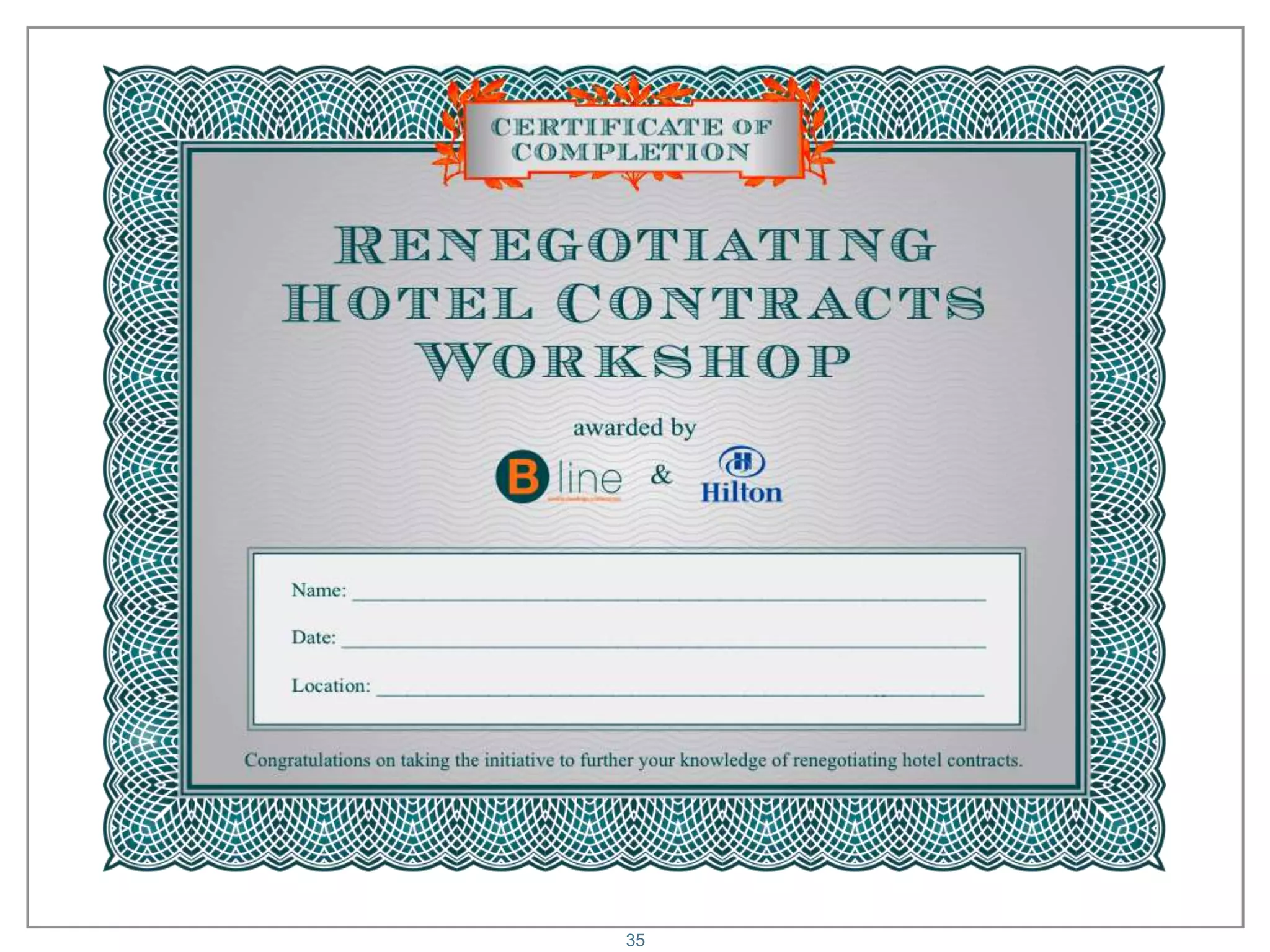 Making Sense of Renegotiating Hotel Contracts | PPT