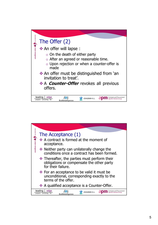 APM Presents - Contracts and Procurement: what you must know to get the ...