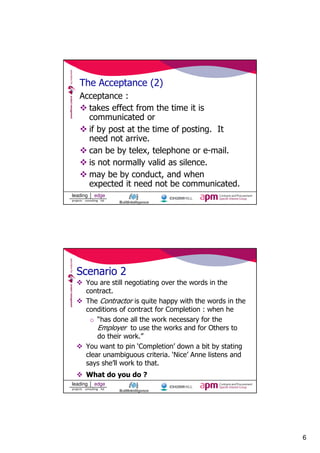 APM Presents - Contracts and Procurement: what you must know to get the ...