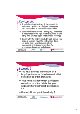 APM Presents - Contracts and Procurement: what you must know to get the ...