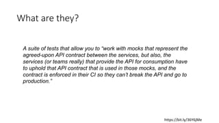Contract Testing: An Introduction | PPTX
