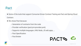 Contract Testing | PDF