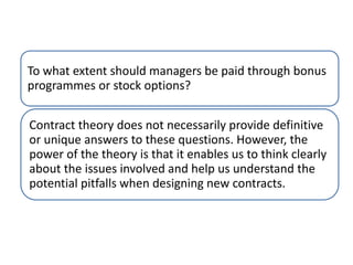 Contract theory | PPTX