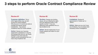 Oracle License Agreements Training | PPTX