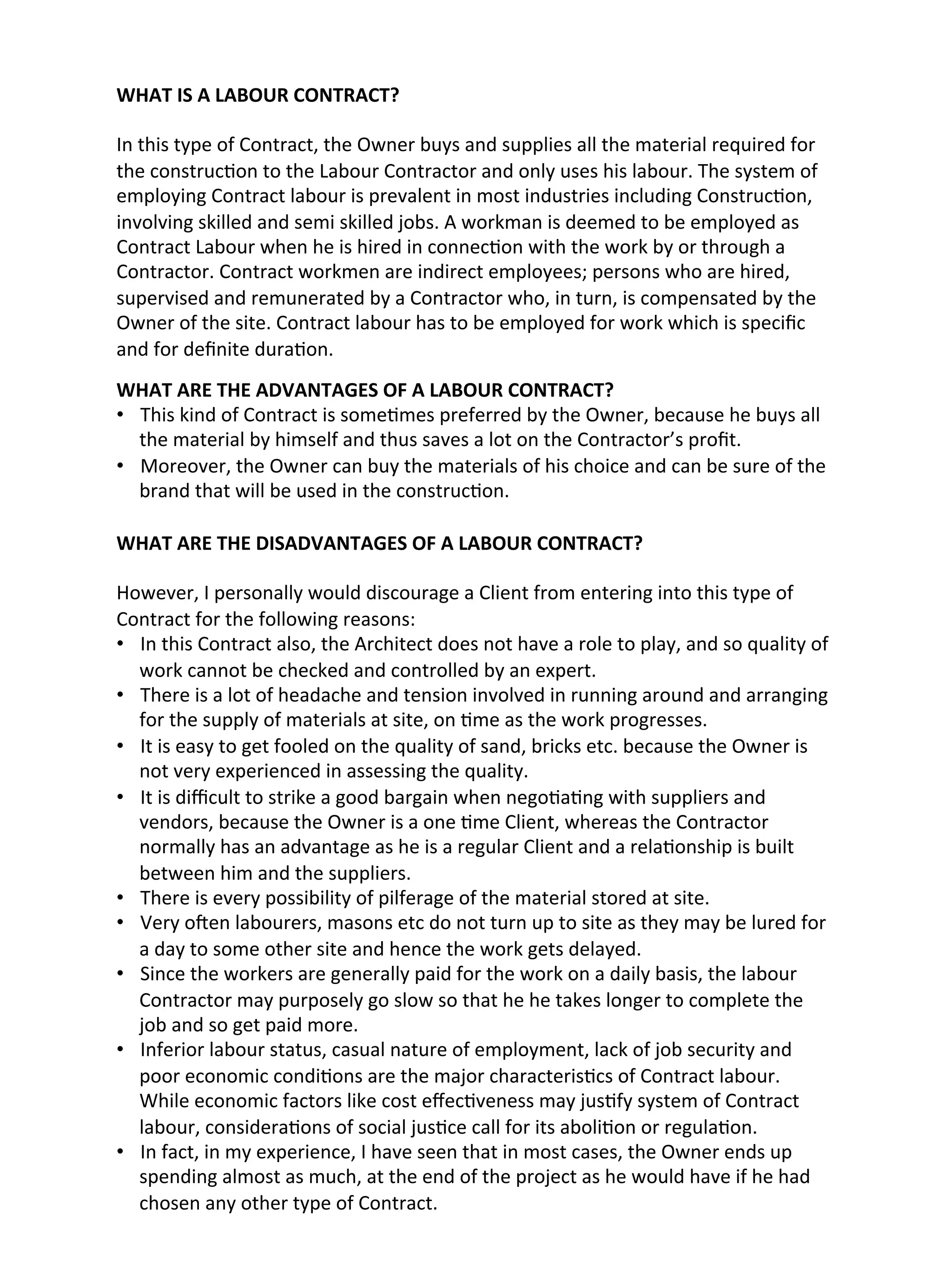 Contract and Types of Contract | PDF