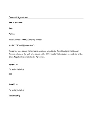 Contractual brief | PDF