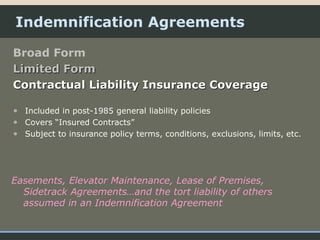 Contractual-Risk-Transfer-Presentation.ppt | Home Insurance | Insurance