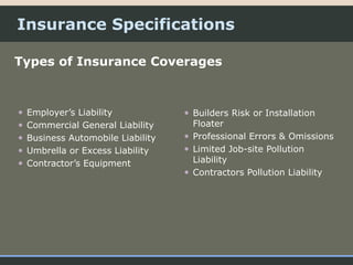 Contractual-Risk-Transfer-Presentation.ppt | Home Insurance | Insurance