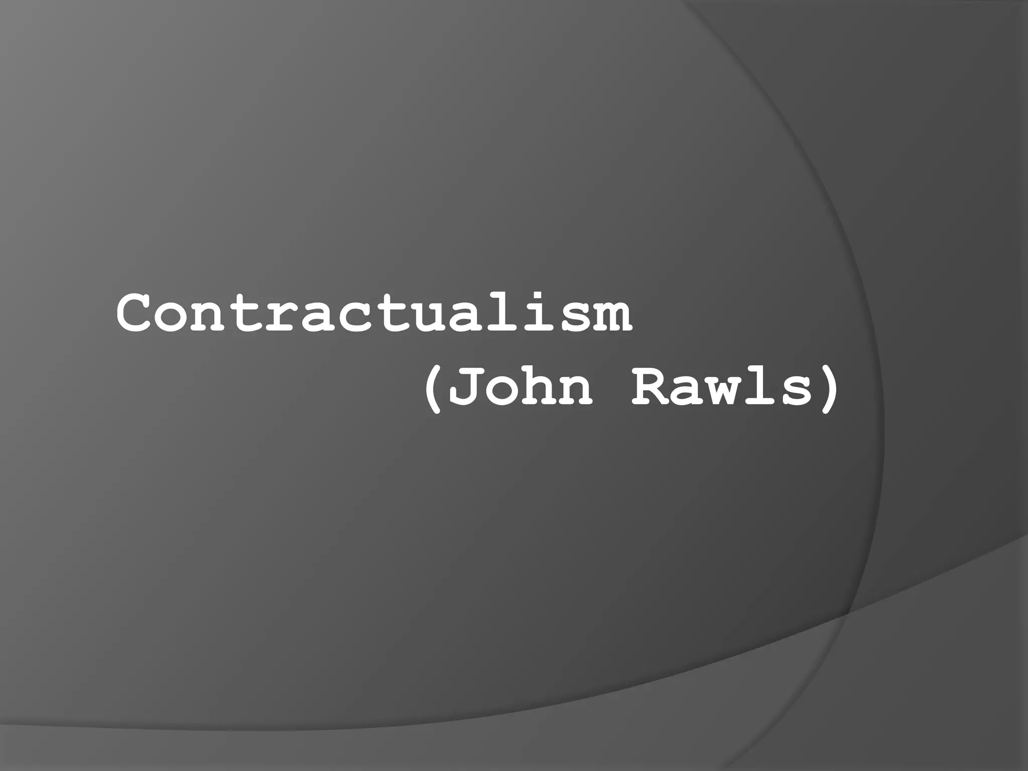Contractualism.pptx Presentation Ethical | PPTX