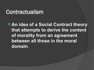 Contractualism.pptx Presentation Ethical | PPTX