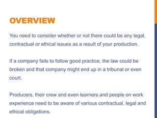 Contractual legal and ethical considerations | PPT