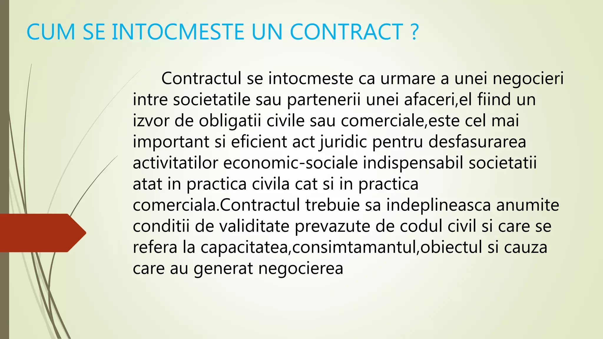 Contractul | PPTX