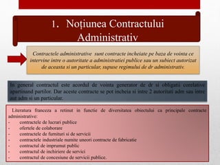 Contractul administrativ | PPTX