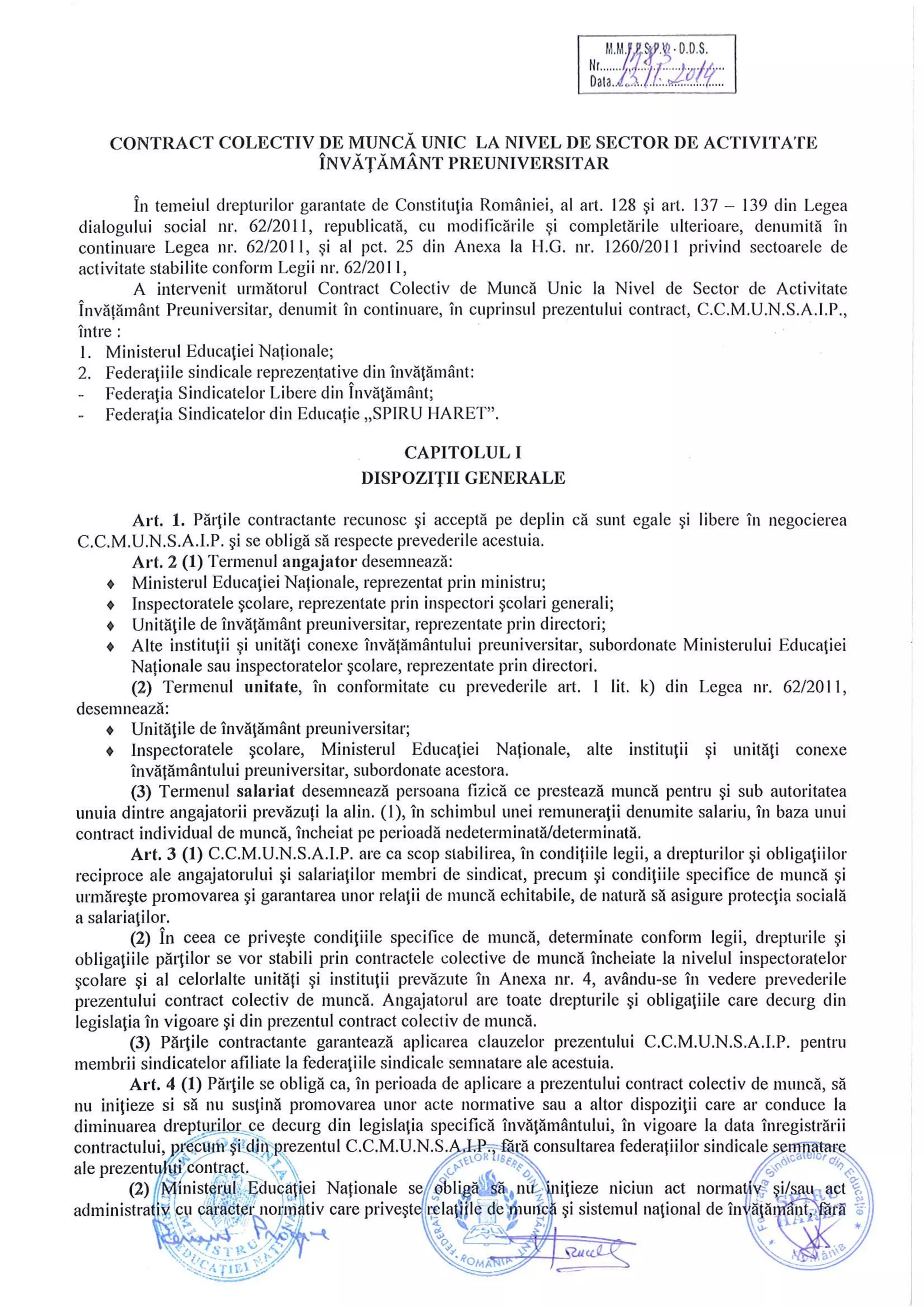 Contractul colectiv de_munca | PDF