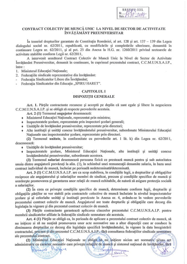 Contractul colectiv de_munca | PDF