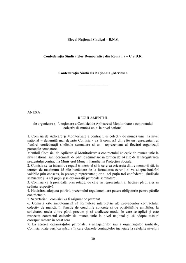 Contractul colectiv de_munca_2011-2014 | PDF