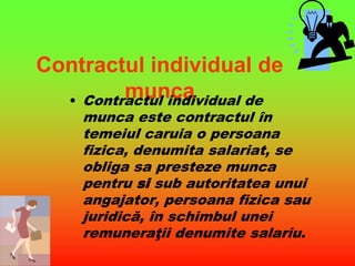 Contractul individual de munca | PPT