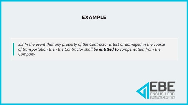 Contract vocabulary | PDF