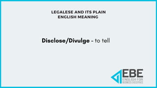 Contract vocabulary | PDF