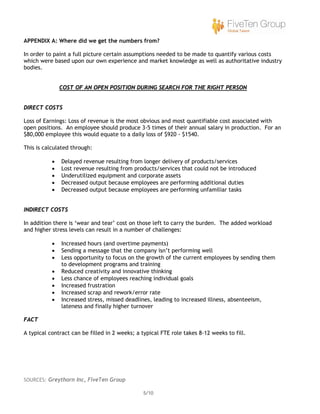 Contract Vs FTE FACTS | PDF