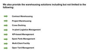 Contract Warehouse Management Solutions in India | LMJ | | PPTX ...
