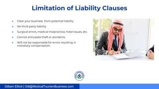 Contracts and Risk Management in Medical Tourism By Gilliam Elliott | PPTX