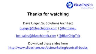 Contrail Basics | PPTX