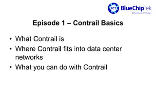 Contrail Basics | PPTX