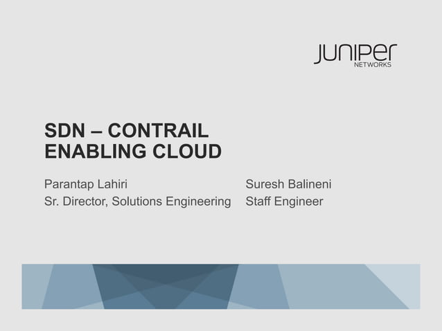 Cloud Network Virtualization with Juniper Contrail | PDF | Cloud Computing | Internet