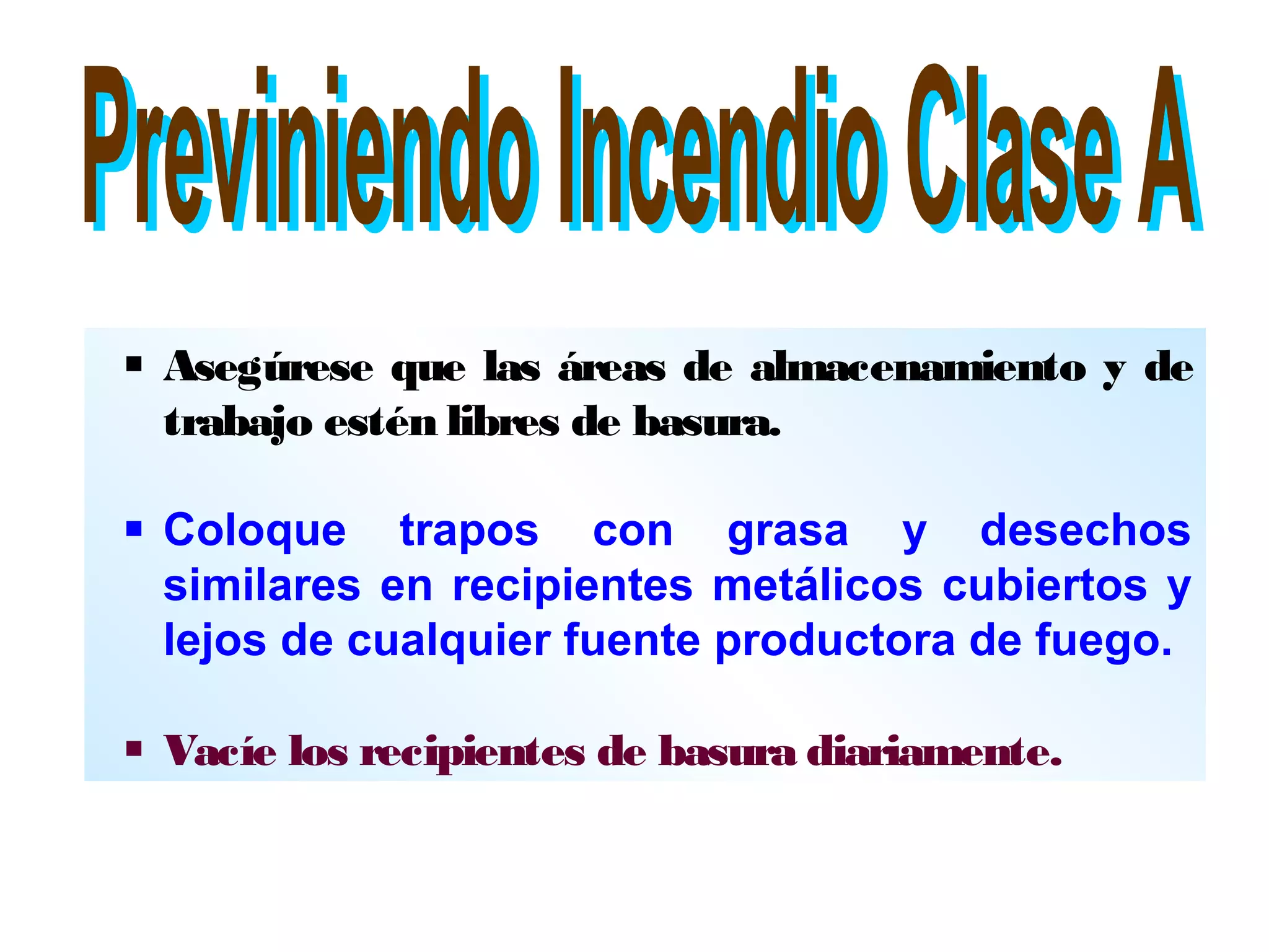 Prevencion Contra Incendios | PPT
