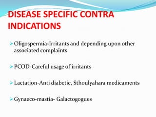 Contra indication of ayurvedic medicine dr ms krishnamurthy | PPTX