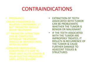 Contra indications for extraction | PPTX