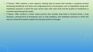 contraindications in asana movement - during yoga practice | PPTX