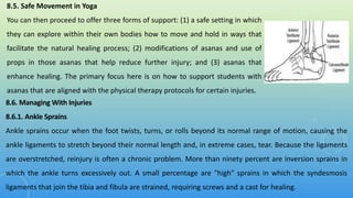 contraindications in asana movement - during yoga practice | PPTX