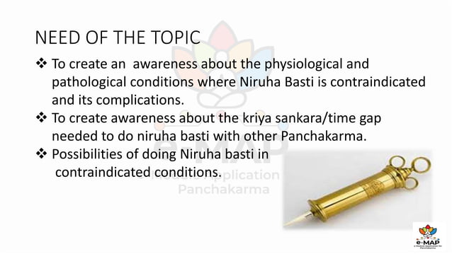 Contraindications of niruha basti-relevance in present scenario.pptx