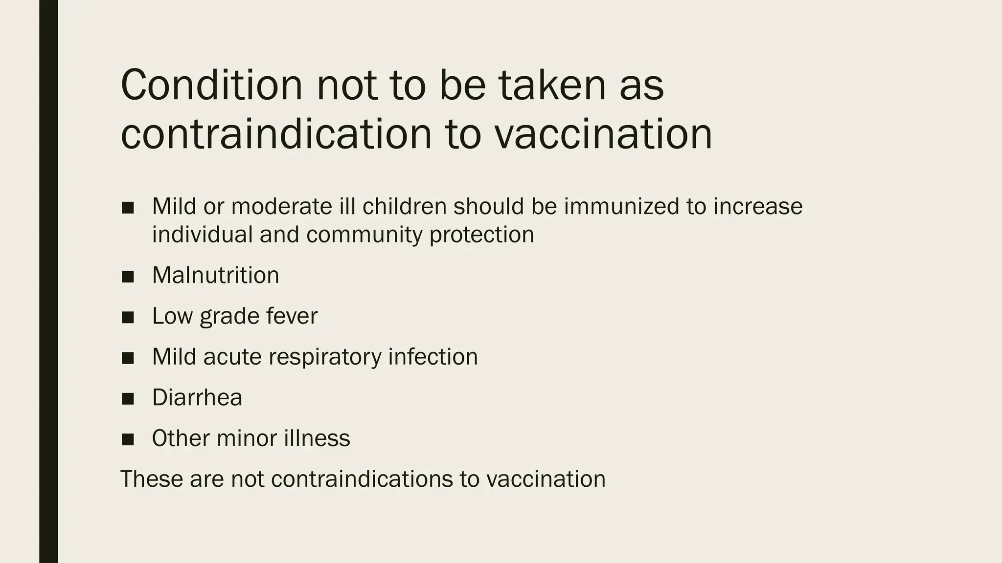 CONTRAINDICATIONS to vaccine final powerpoint | PPT