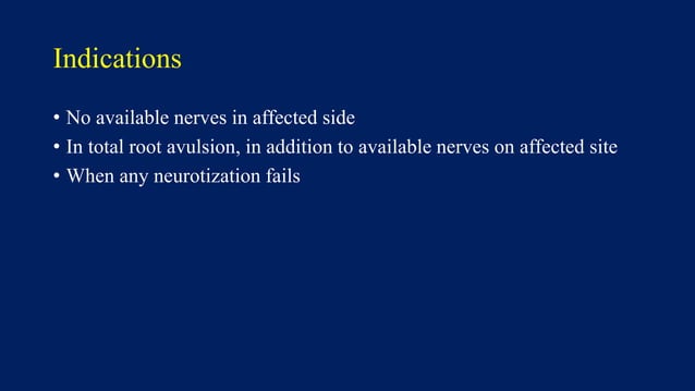Contralateral c7 CC7 transfer | PPTX