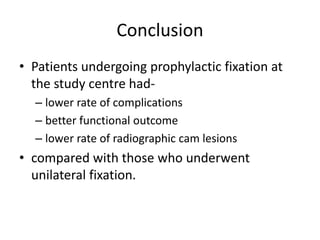 Contralateral fixation of scfe | PPT