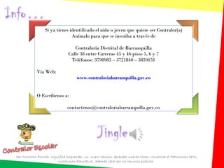CONTRALOR ESCOLAR 2015 | PPT