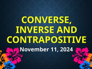 Conditional Statements - Contrapositive.pptx