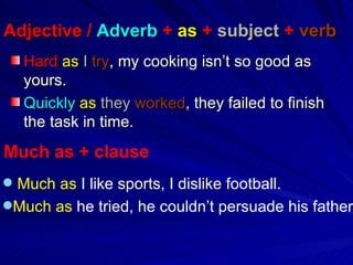 Concession and Contrast - Linking Words | PPS