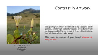 Contrast a principle of art | PPTX