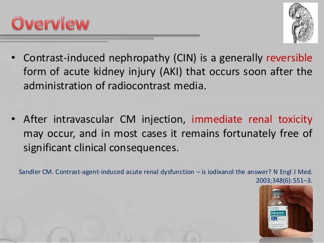 Contrast Induced Nephropathy
