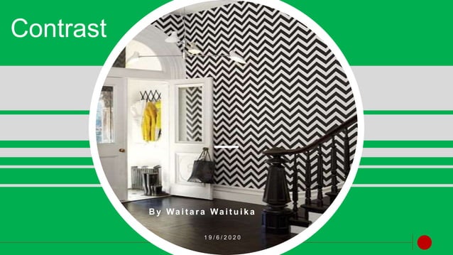 Contrast as a principle of interior design | PPT