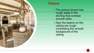 Contrast as a principle of interior design | PPTX