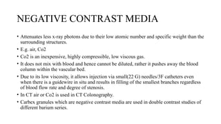 Contrast agents used in Computed Tomography, MRI and USG | PPTX